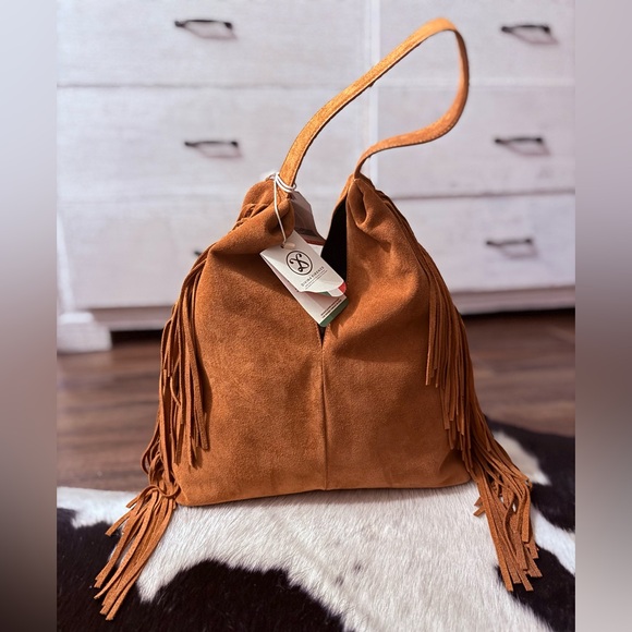 Divina Firenze | Bags | Viral Divina Firenze Fringe Tote Shoulder Bag ...